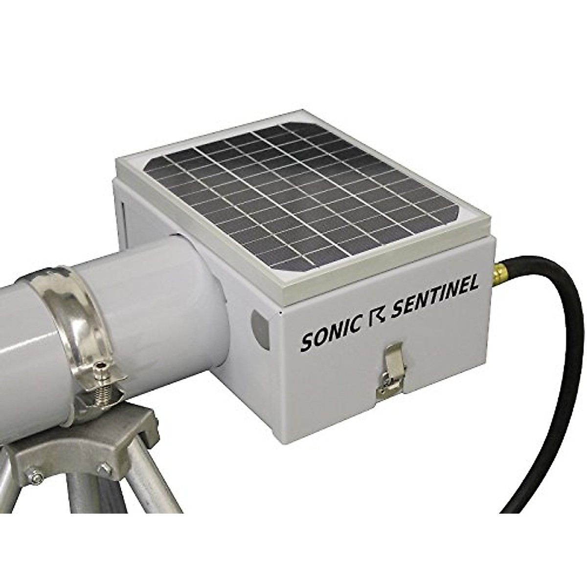 Sonic Sentinel M14-1 Propane Sound Cannon & Tripod + Remote Control Gray