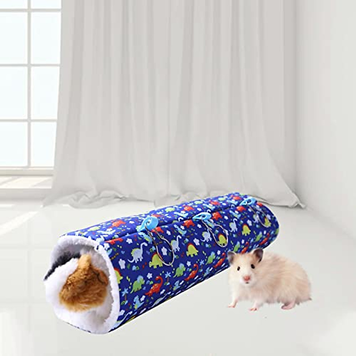 Pet Supplies Hamster Hammock Keep Warm Hanging Bed Pet Tube Toy Rat Tunnel Bed Small Animal Cage for Golden Bear Rat Hamster Hammock Large