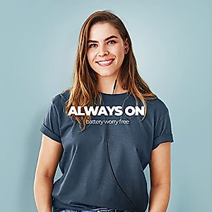 MuveAcoustics Drive Noise Cancelling Headphones Wired Earbuds with Microphone, Best for Computer Gaming Android Phones Corded Earphones with mic, Airplane Travel Case Ear Buds Plug in 3.5mm cord