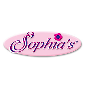 Sophia's Heart Pajama Set with Pink Top, Heart Print Shorts, Hairpiece and Hot Pink Furry Slippers for 14.5" Dolls, Pink/Black