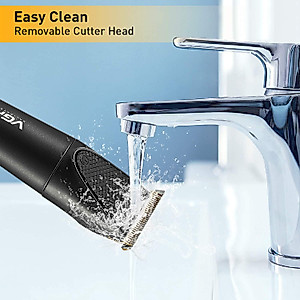 F.Lashes Professional Hair Clippers Cordless Hair Clippers for Men Haircut Kit Rechargeable Low-Noise Household Hair Trimmer for Mens, Kids and Baby