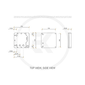 EKWB EK-Quantum Volume FLT 120 Reservoir, Digital RGB, Plexi