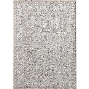 Rugs America LX20A Vanilla Vintage Transitional Area Rug 9' x 12'