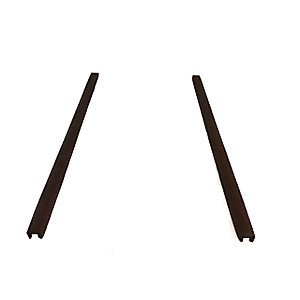 Strobel Organic 2 Piece Vinyl Upholstered Rail Cushions Brown Vinyl