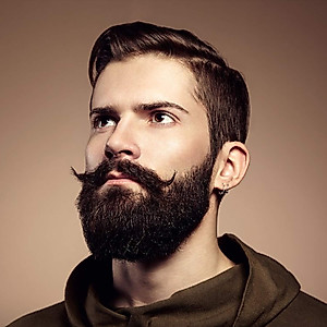 Lucky Franc's Unscented Mustache Wax for Men. Strong Frim Hold Stache Wax For Men's Grooming. All Natural Scent Free Formula With Beeswax And Coconut Oil. USA Made Mustache Styling Wax 2 Ounces