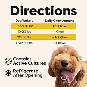 Doc Itchy: Allergy Armor Itch Recovery Probiotic | Dog Chews | Clinical-Strength, Medically Researched | Restore Gut & Skin Health | Effective for Allergy & Itch | Food Allergy Safe | Vegan | 90 Count