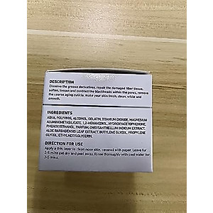 Blackhead Mask, Nose Plants Pores Strips Blackhead Remover Mask Peel off Mask Facial Pore Cleanser Purifying Face Mask Nose Strips (1.06 Ounce) - White