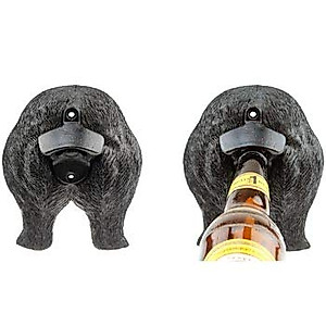 Hanging Funny Wall Mount Bear Butt Bottle Opener