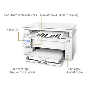 HP Laserjet Pro M130nw All-in-One Wireless Laser Printer, Amazon Dash Replenishment Ready (G3Q58A). Replaces HP M125nw Laser Printer (Renewed)