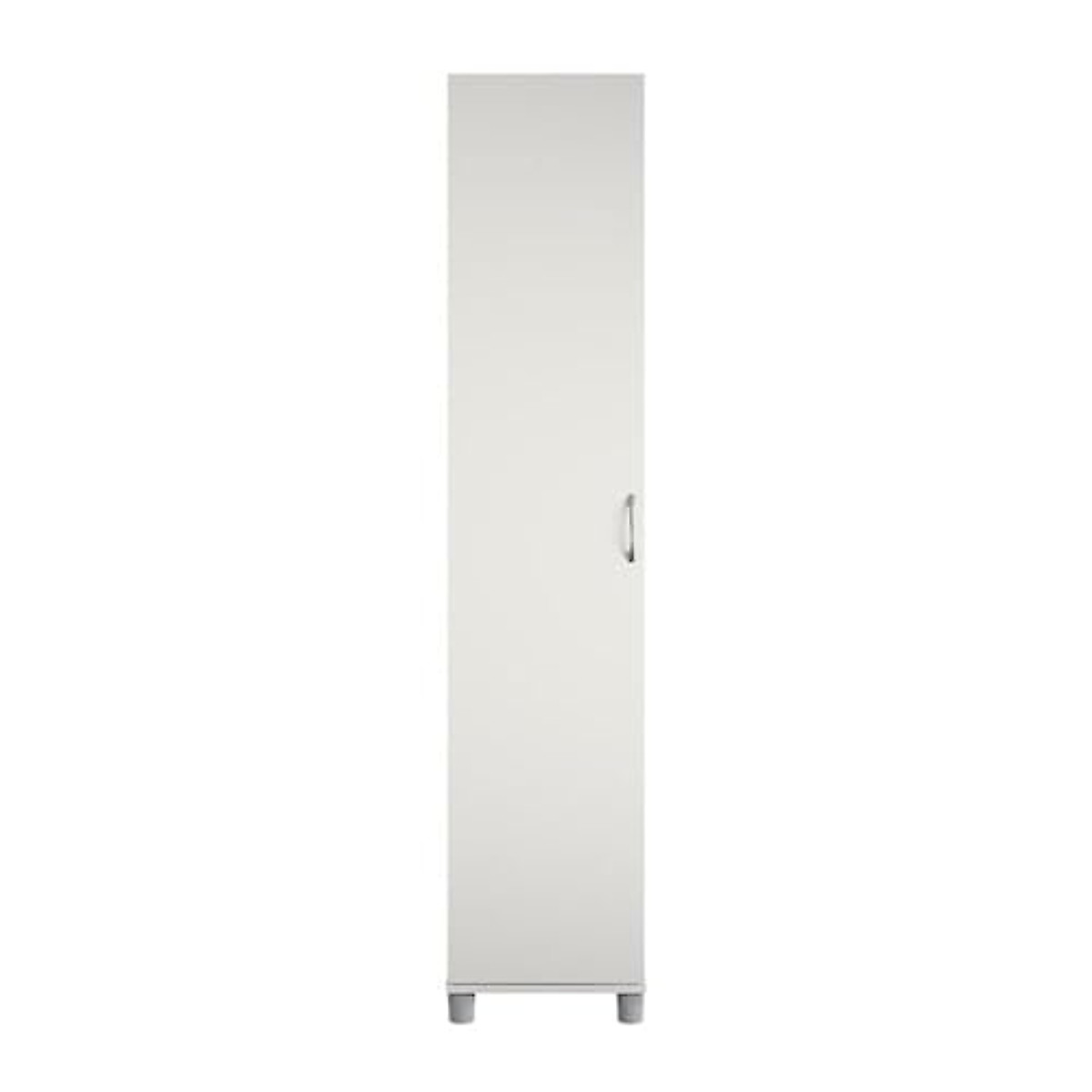 Pemberly Row Transitional 16" Utility Storage Cabinet in White
