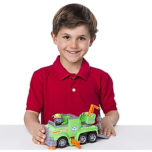 Paw Patrol Rocky’s Ultimate Rescue Recycling Truck with Moving Crane and Flip-Open Ramp