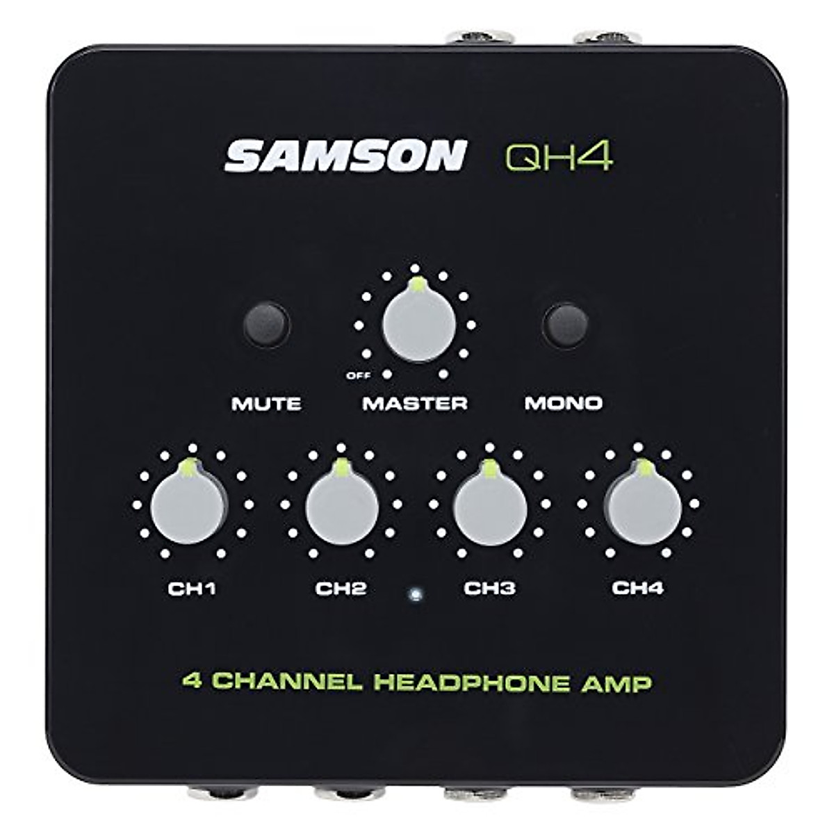 Samson QH4 4-Channel Studio Headphone Amplifier,Black/Silver