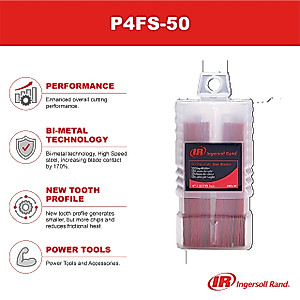 Ingersoll Rand P4FS-50 Air Reciprocating Saw Blades for all standard shank air reciprocating saws