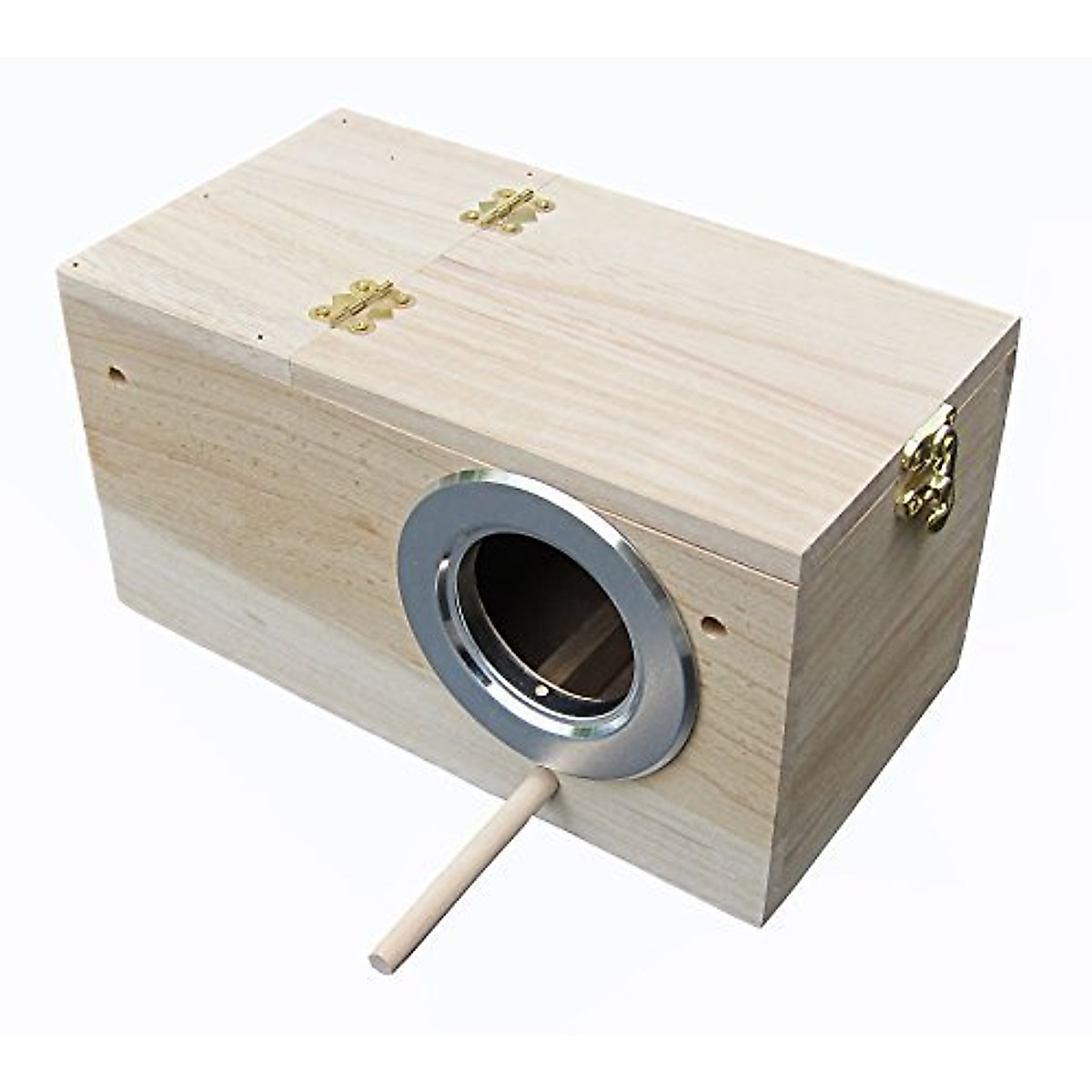 FITOOL Parakeet Nest Box, Budgie Nesting House, Breeding Box for Lovebirds, Parrotlets Mating Box 848102