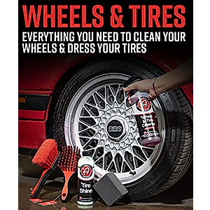 Adam's Arsenal Builder Car Cleaning Kit (6 Item) - Our Best Value Car Detailing Kit | Car Shampoo Wash Soap, Wheel & Tire Cleaner, Total Interior Cleaner, Glass Cleaner. Tire Shine CS3