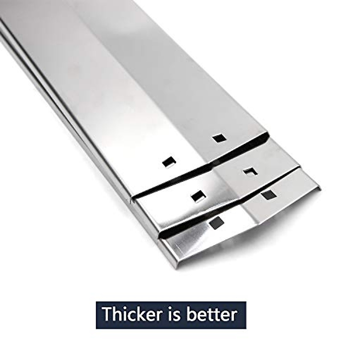 Hongso Grill Parts for Chargriller 5050, 3001, 3008, 3030, 4000, 2121, King Griller 3008 5252, Grill Grates and Heat Plates Included, Set of 3