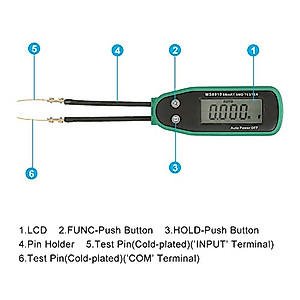 Resistance Tester Resistance Capacitance Meter MASTECH MS8910 Resistance Capacitance Meter SMD Tester