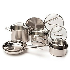 CUISINART 12-Piece Stainless Steel Cookware Set