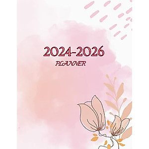 2024-2026 Monthly Planner: 3 Year Calendar Large Size 8.5x11 inches | 36 Months Jan 2024 - Dec 2026 with Federal Holidays | Monthly Design ( Calendar 2024-2026 for Purse)