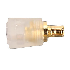 A2DC to 0.78mm 2 Pin Adapter, Male to Female Lightweight Wearable Universal Earphone Cable Connector for LS200 for CKR90 for LS400 (Transparent)