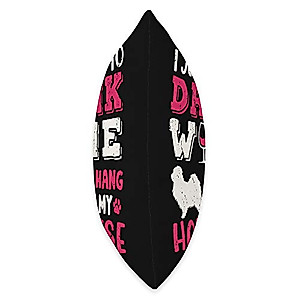 Dog Havanese Gift Havanese Mom Drink Wine Hang with Dog Funny Gift Throw Pillow, 18x18, Multicolor