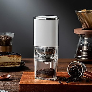 Coffee Bean Grinder, Electric Coffee Grinder, 304 Stainless Steel Spice Grinder Mill, Household Small Grinder, 1 Touch Operation Automatic Burr Coffee Grinder, Adjustable Grind Settings for 15-20 Cup