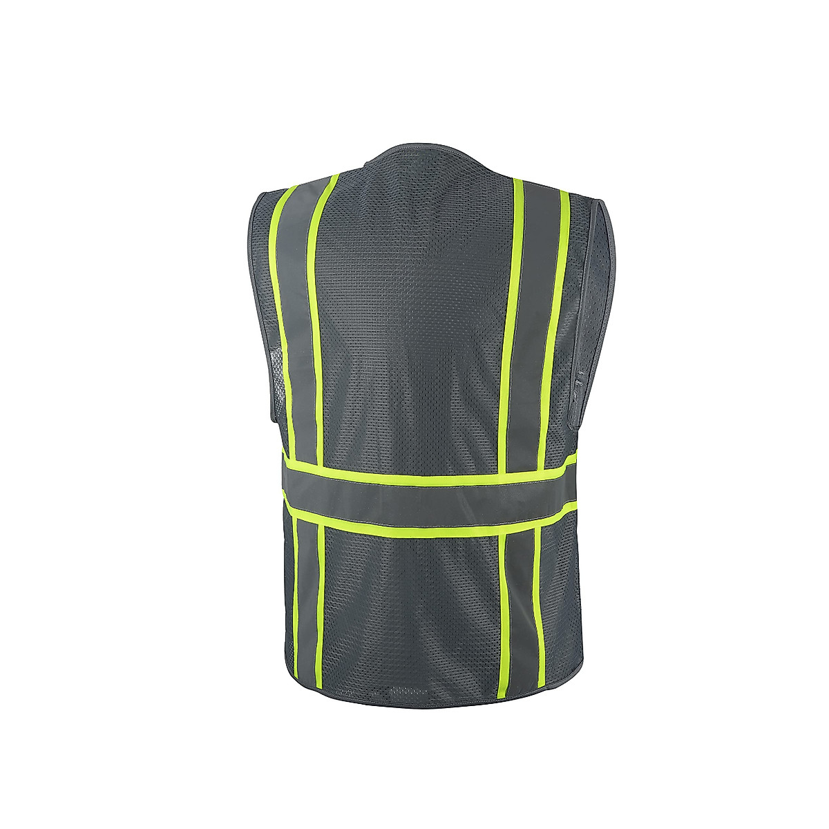 CAL PACIFIC Grey Two Tones Safety Vest,With Multi-Pocket Tool (2X)