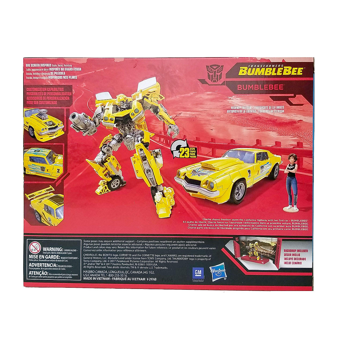 Transformers Studio Series Deluxe Class Rebekah's Garage Bumblebee with Charlie Exclusive Figure