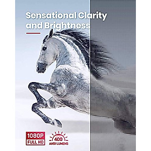 Anker Nebula Solar Portable 1080p Projector with Android TV 9.0 (5000+ Apps), Autofocus, Keystone Correction, Digital Zoom, Built-in Stand, 3Hr Battery Life for Indoor/Outdoor(Renewed)