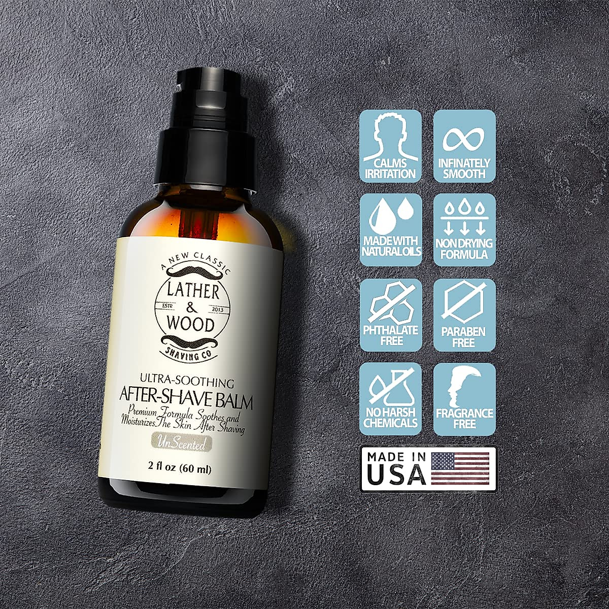 Best After-shave Balm, Unscented, Premium Aftershave Lotion, Soothes and Moisturizes Face after shaving, Does Not Dry The Skin, Eliminates Razor Burn For A Silky Smooth Finish ...