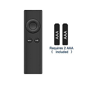 LuckyStar MC377LL/A Universal Replacement Remote Control fit for Apl 2/3/4k TV Box, Compatible with Mac/Music System/iPhone/iPad/iPod