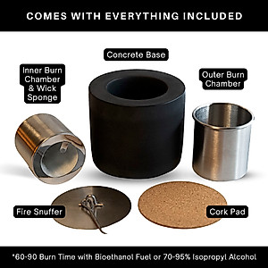 Mini Fire Pit, Tabletop Fire Pit, Indoor fire Pit, Smokeless Firepit, Fire Pit, Smores Maker, Outdoor Fire Pits, Small Fire Pit, Personal Fireplace, Fire Pits & Outdoor Fireplaces, Tabletop