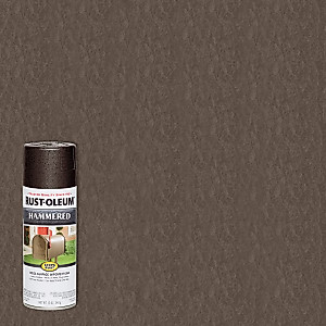 Rust-Oleum 7218830 Stops Rust Hammered Spray Paint, 12 oz, Dark Bronze (Pack of 1)