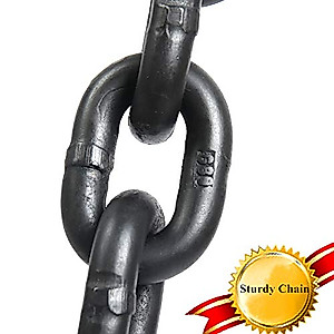 Manual Lever Hoist Come Along 3/4 TON 1650 LBS Capacity 10FT Lift 2 Heavy Duty Hooks Commercial Grade Steel for Lifting Pulling Construction Building Garages Warehouse Automotive Machinery