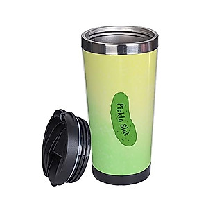 UPglow Coffee Mug Coffee Cup Double Insulated Stainless Steel Insulation Pickle Slut Logo Coffee Cup