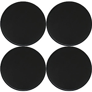 Round Leather Stool Chair Cushions Non Slip Dining Seat Pads 1/2/4 Pack Water Proof Chair Cushions for High Stool Chairs Bistro Bar Seat ( Color : Black , Size : 40cm*4packs )