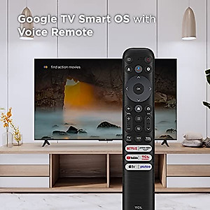 TCL 43-Inch Class S4 4K LED Smart TV with Google TV (43S450G, 2023 Model), Dolby Vision, HDR Pro, Dolby Atmos, Google Assistant Built-in with Voice Remote, Works with Alexa, Streaming UHD Television