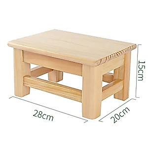 JIAHESHYP Bathroom Stool Bath Stool Non-Slip Waterproof Shower Stool, Shoe Stool, Portable Stool, for Kitchen, Bathroom, Garden & Outdoor (Size : 28 * 20 * 15cm)