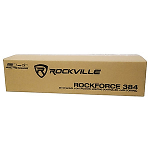Rockville ROCKFORCE 384 Channel DMX Controller+Rechargeable Receiver+Transmitter
