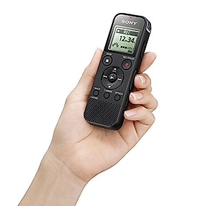 Sony ICD-PX470 Stereo Digital Voice Recorder with Built-in USB Voice Recorder, Black