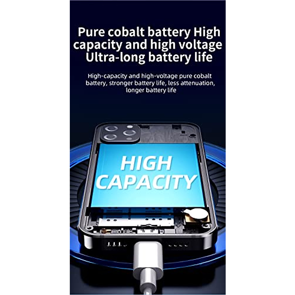 SUDRID Mini Smartphone, Unlocked Smartphone The World's Smallest Cell Phone 3.0 Inches Android Mini Phone 2G+32G Quad Core 5.0MP Dual SIM Tiny Child Phone Unlocked 3G Mobile Phone (Black)