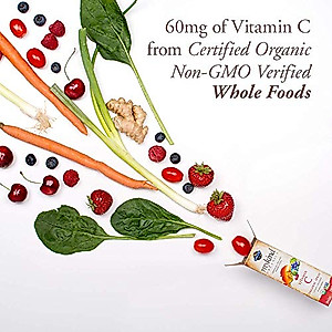 Garden of Life Organic Vitamin C for Kids and Adults, mykind Organics Vitamin C Spray for Skin Health - Cherry Tangerine, Vitamin C Supplement Antioxidant for Immune Support, 2 fl oz Liquid Drops