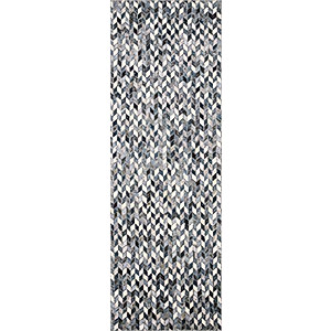 Loloi II Maddox Collection MAD-08 Ocean/Grey, Contemporary 7'-6" x 9'-6" Area Rug