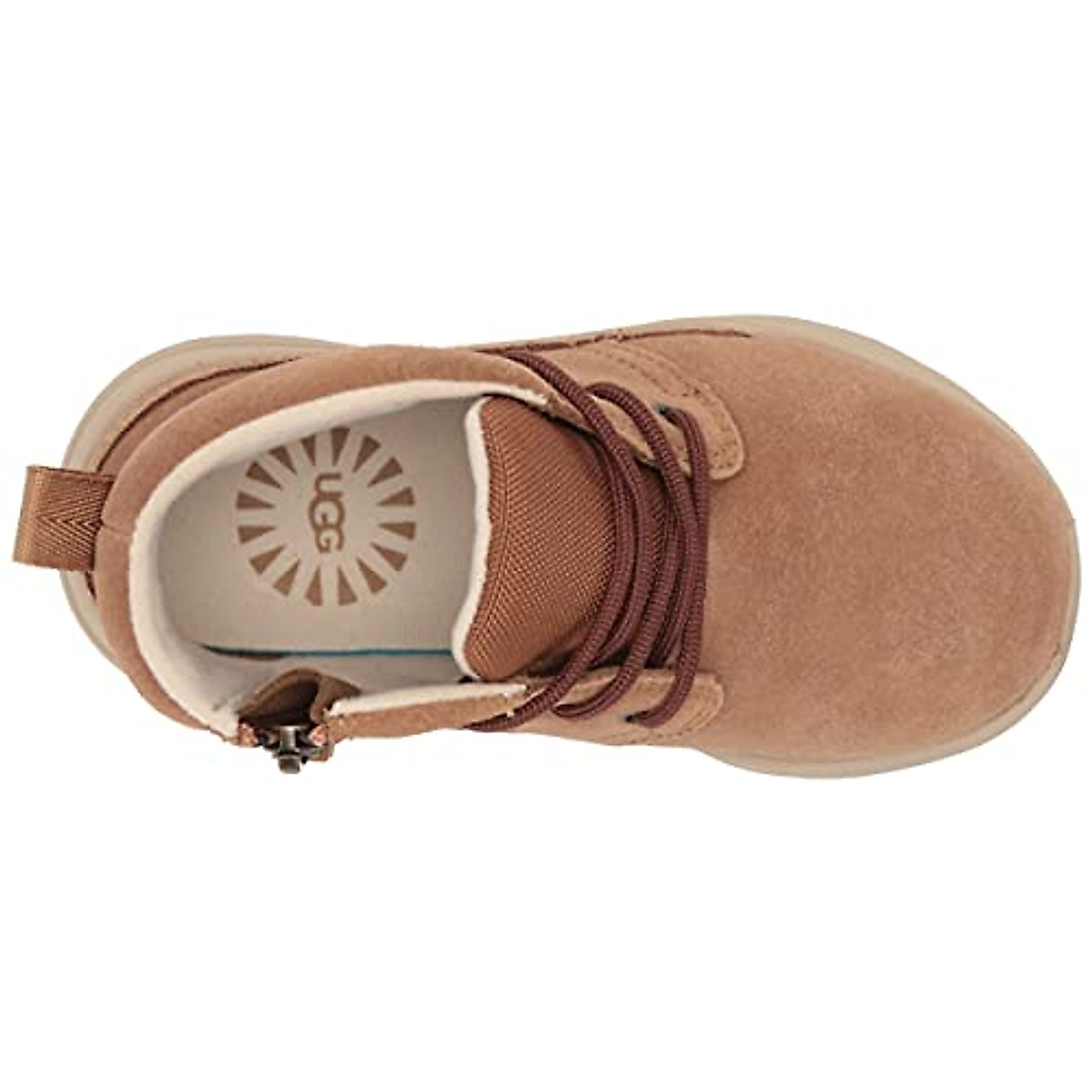 UGG unisex child T Canoe Iii Weather Sneaker, Chestnut Suede, 7 Toddler US