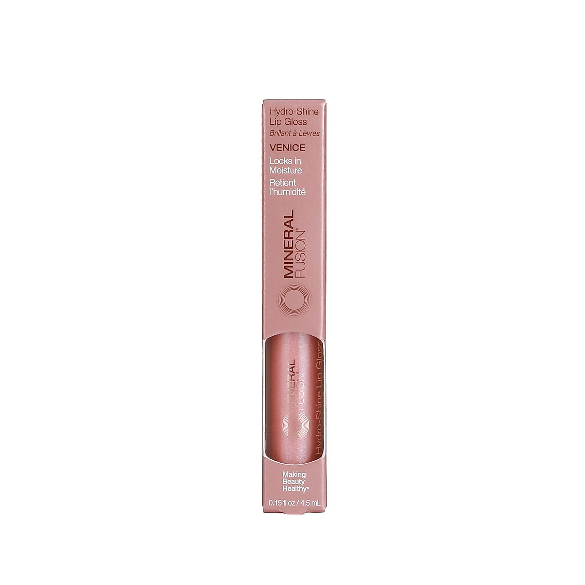 Mineral Fusion Hydro-Shine Lip Gloss, Venice, 0.15 Ounces
