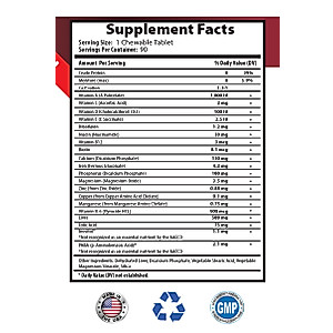 Dog Vitamins for Seniors - Ultra PET Vitamins - Chews - for Dogs and Cats - Mineral Supplement - Vitamin d for Dogs - 270 Treats (3 Bottles)