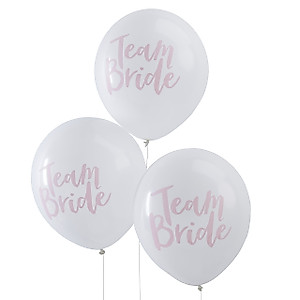 Ginger Ray Designer Team Bride Hen Party Balloons x 10 - Team Bride