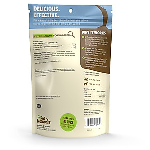 Pet Naturals of Vermont - Calming, Behavioral Support Supplement for Dogs and Cats, 160 Bite Sized Chews