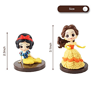 OULUN Cake Topper For Disney Princess,Princess Party Decorate Supplies