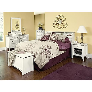 Sauder Shoal Creek Night Stand, Soft White finish